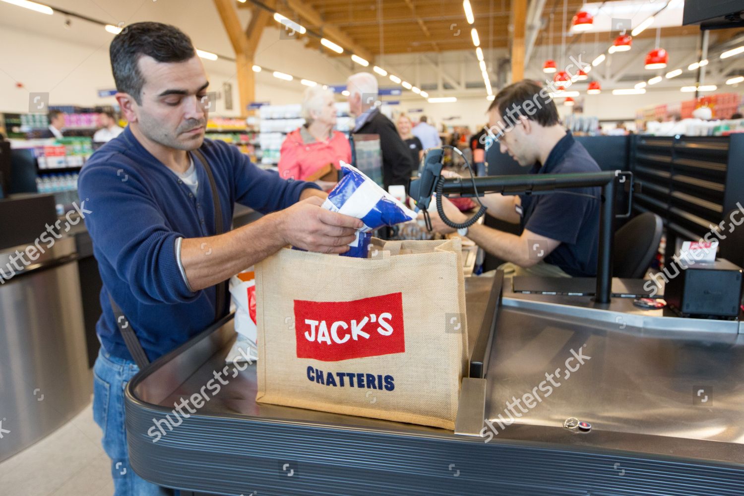 First Shoppers Busy Jacks Store Chatteris Editorial Stock Photo - Stock ...