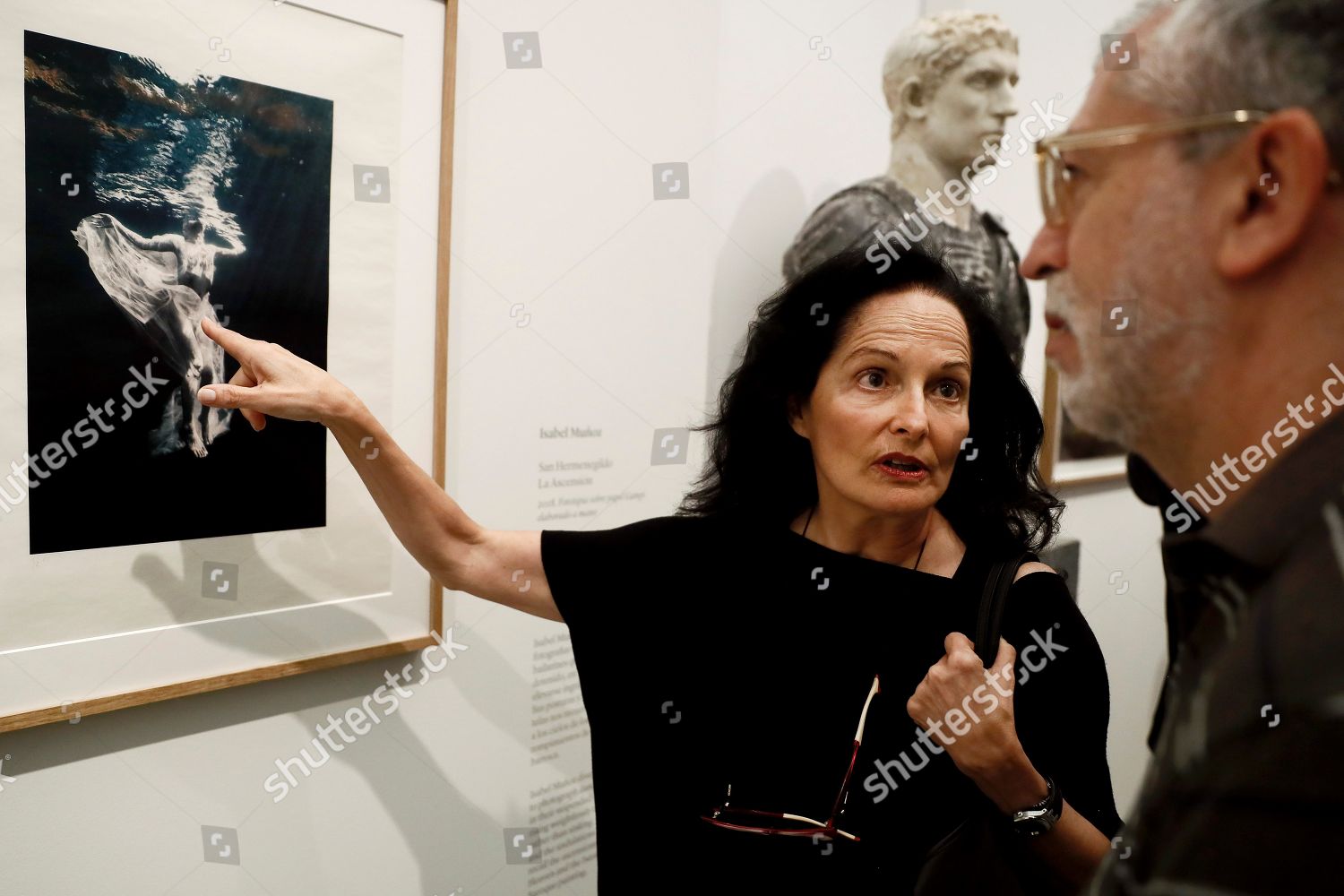 Spanish Photographer Isabel Munoz Points On Editorial Stock Photo ...