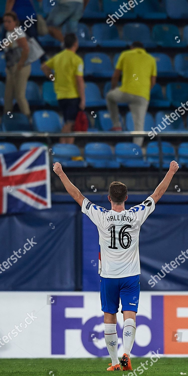 Andrew Halliday Rangers Fc Celebrates Finish Editorial Stock Photo ...