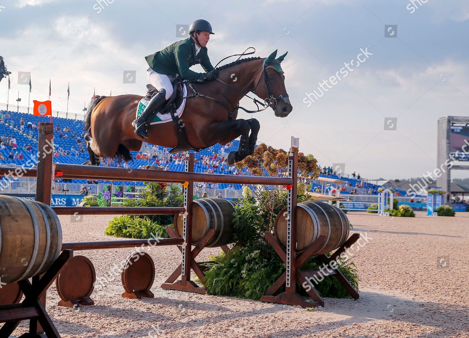 Shane Sweetnam Ireland Competes Aboard Chaqui Editorial Stock Photo ...