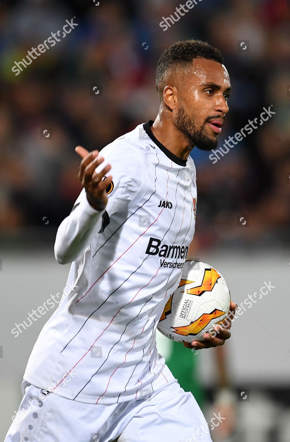 Isaac Kiese Thelin Bayer Leverkusen Celebrates Editorial Stock Photo ...