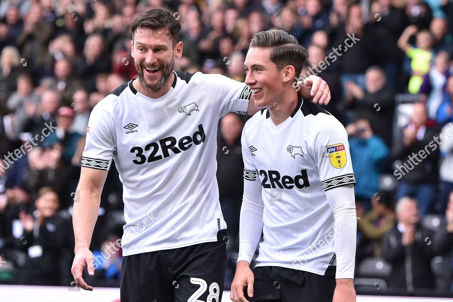 Harry Wilson Derby County Celebrates Scoring Editorial Stock Photo ...