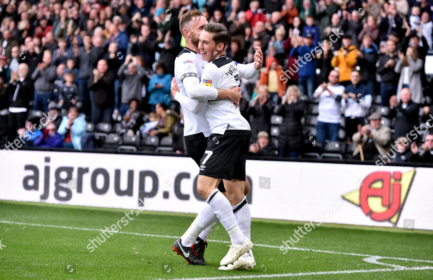 Harry Wilson Derby County Celebrates Scoring Editorial Stock Photo ...