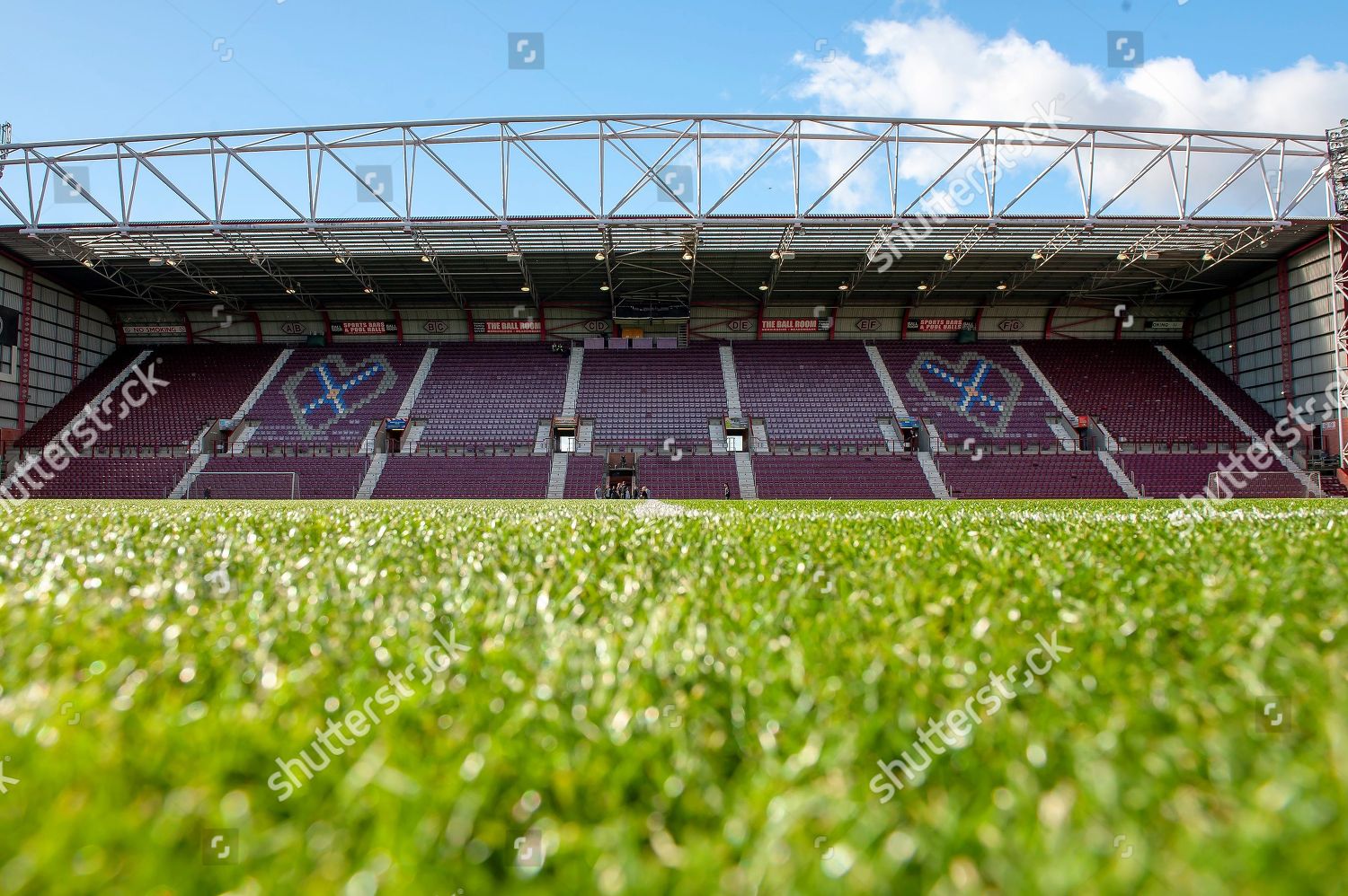 General View Inside Tynecastle Stadium Edinburgh Editorial Stock Photo ...