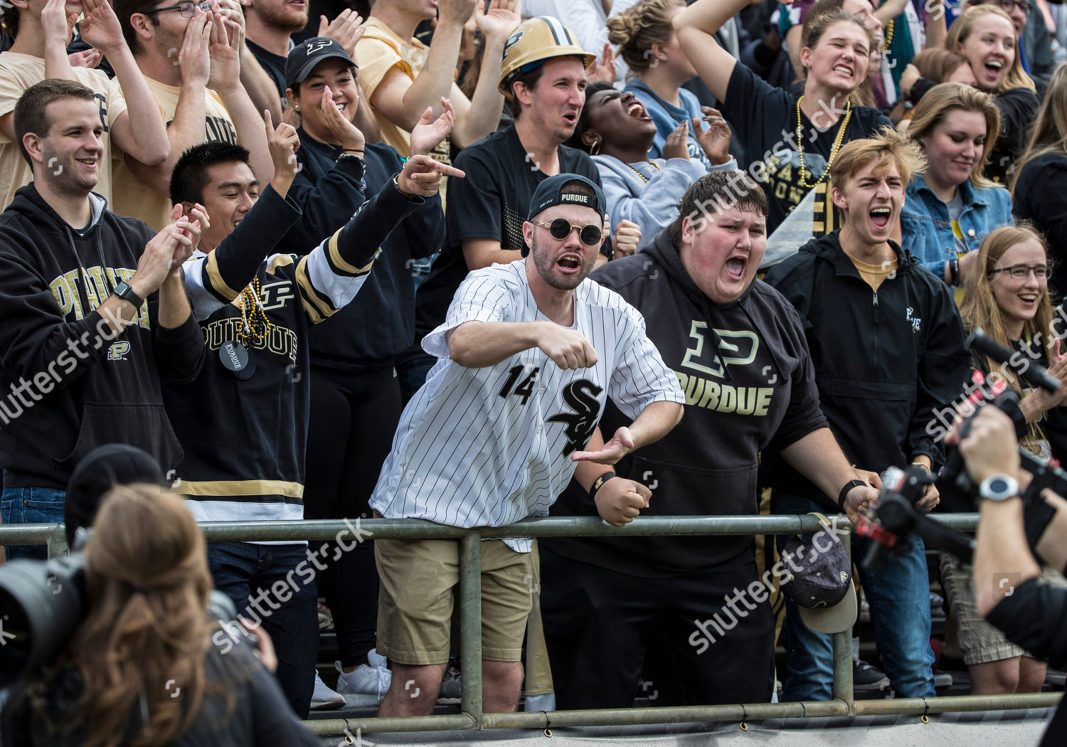 Purdue Students Cheer On Their Team Editorial Stock Photo - Stock Image ...