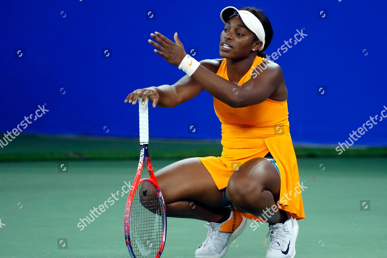Sloane Stephens Usa Reacts During Her Editorial Stock Photo - Stock ...