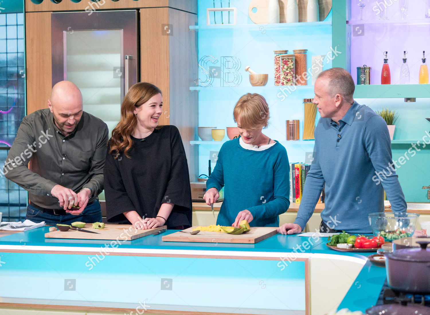 Simon Rimmer Claudia Jessie Claire Skinner Editorial Stock Photo ...