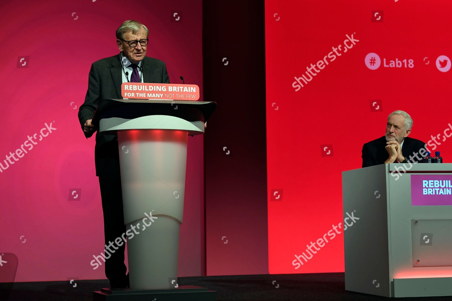 Mp Baron Alfred Dubs L Delivers Editorial Stock Photo - Stock Image ...