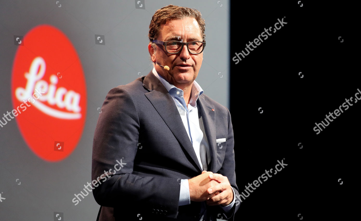 Leica Ceo Matthias Harsch Speaks Media Editorial Stock Photo - Stock ...