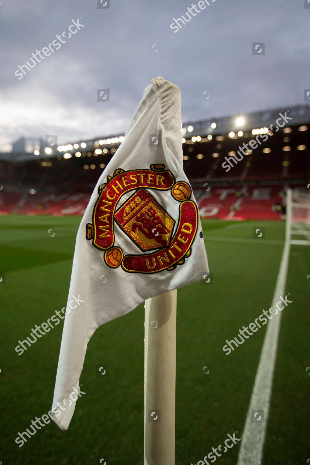 Corner Flag Seen Old Trafford Stadium Editorial Stock Photo - Stock ...