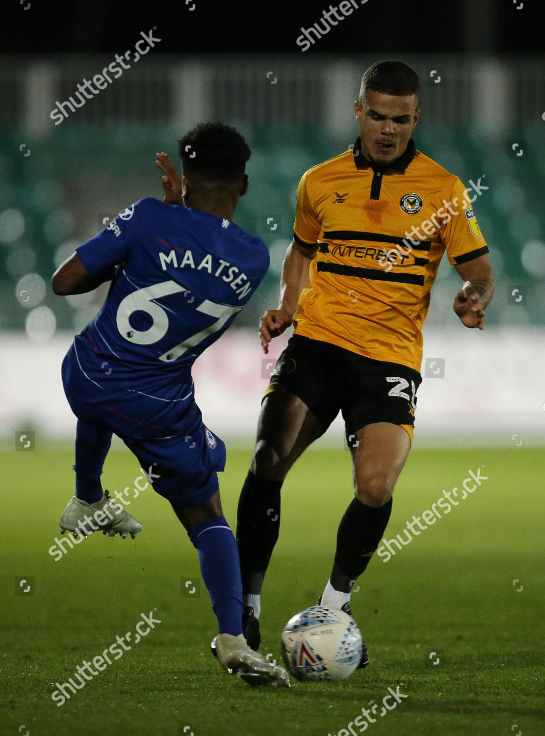 Tyler Forbes Newport County Takes On Editorial Stock Photo - Stock ...