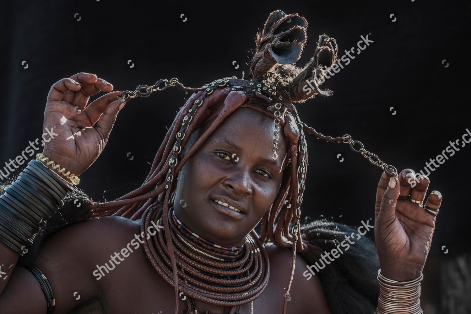 Ovahimba Himba Married Woman Presenting Her Editorial Stock Photo ...