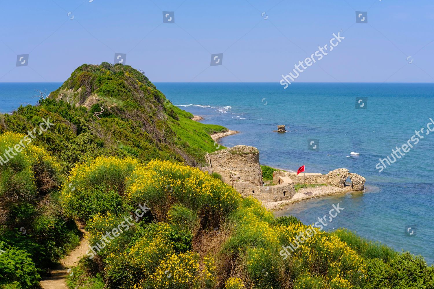 Fortress Skanderbeg Cape Rodon Kepi Rodonit Editorial Stock Photo ...