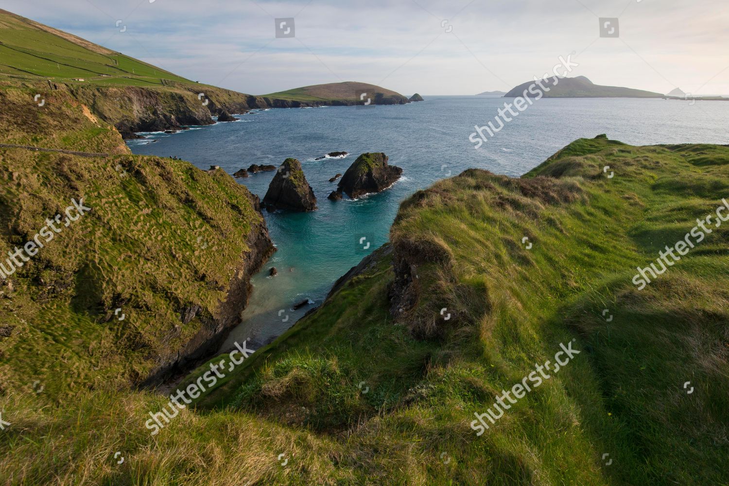 Coast Cliffs Dunquin Harbor Dun Chaoin Editorial Stock Photo - Stock ...