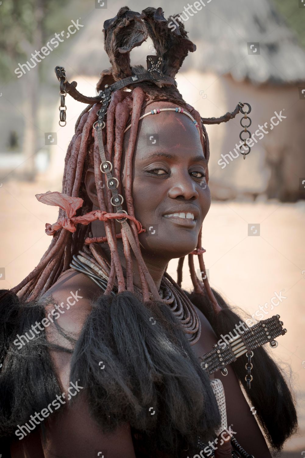 Ovahimba Himba Portrait Married Woman Kunene Editorial Stock Photo ...