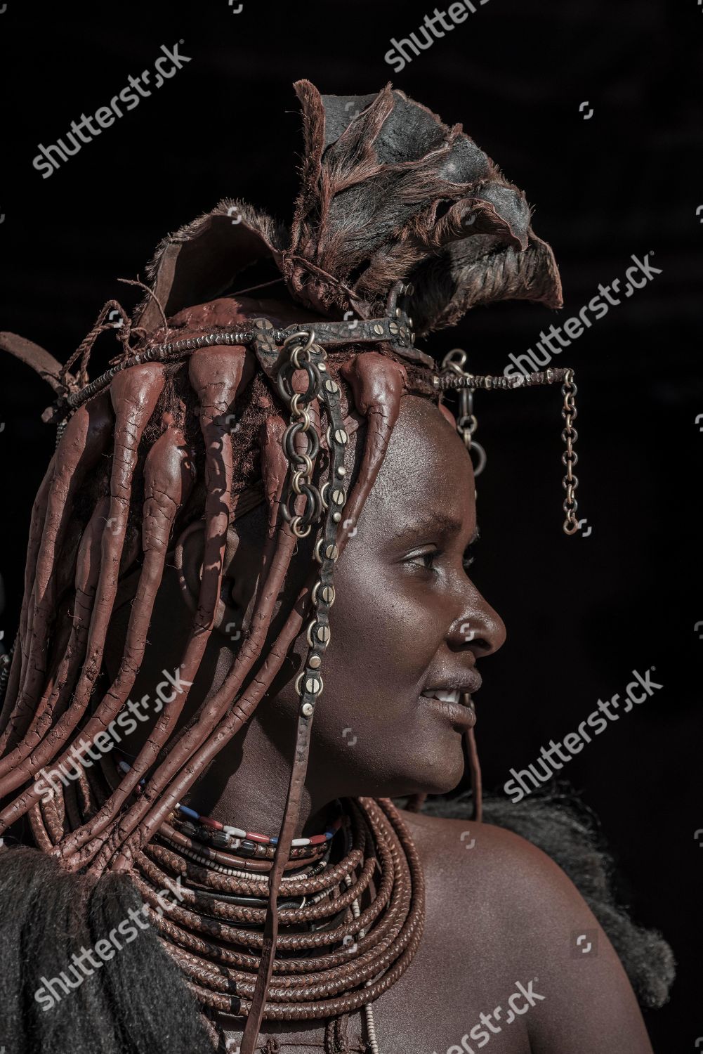 Ovahimba Himba Portrait Married Woman Kunene Editorial Stock Photo ...