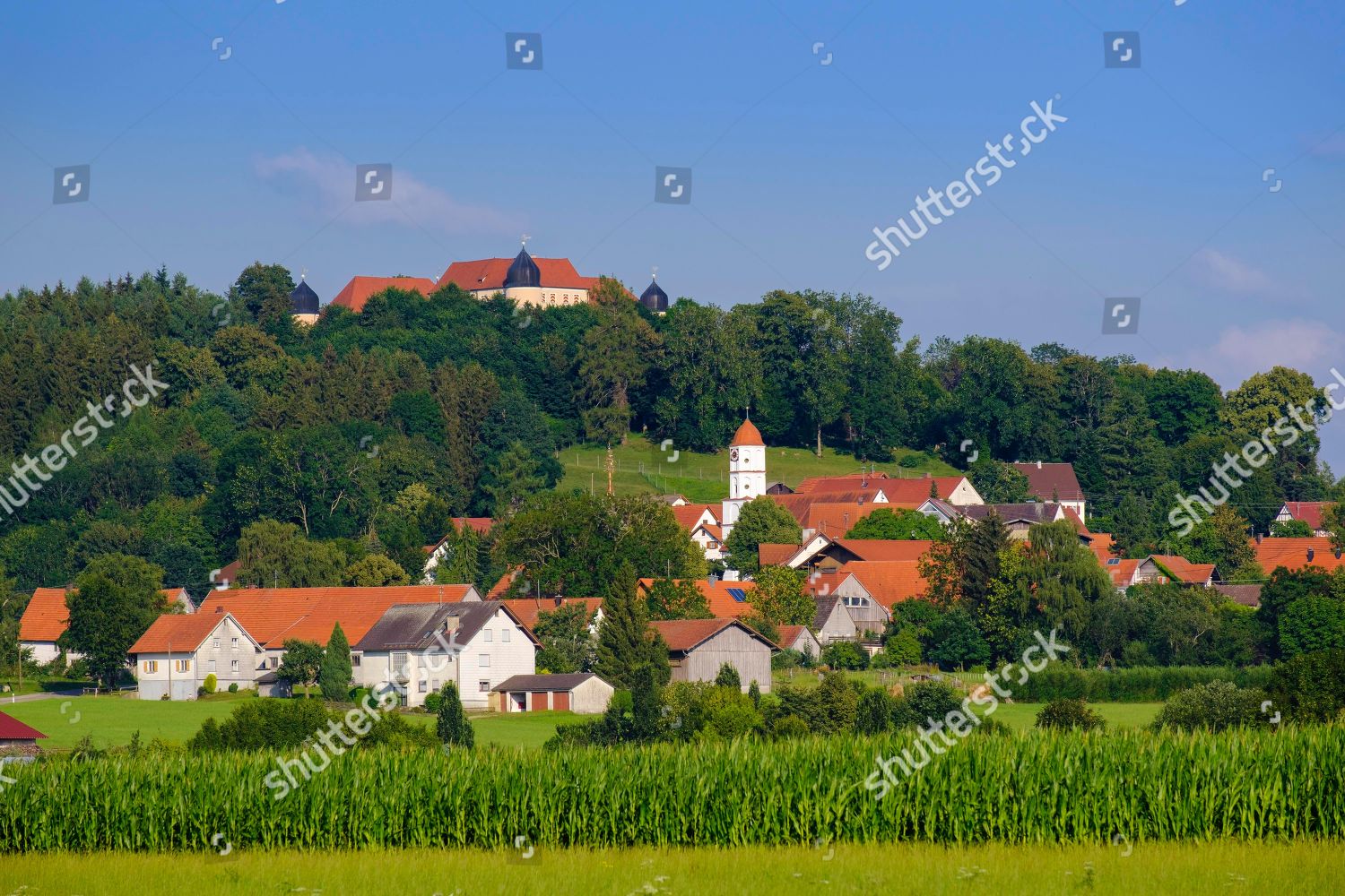 Kronburg Castle Kronburg Unterallgaeu Allgaeu Swabia Editorial Stock ...
