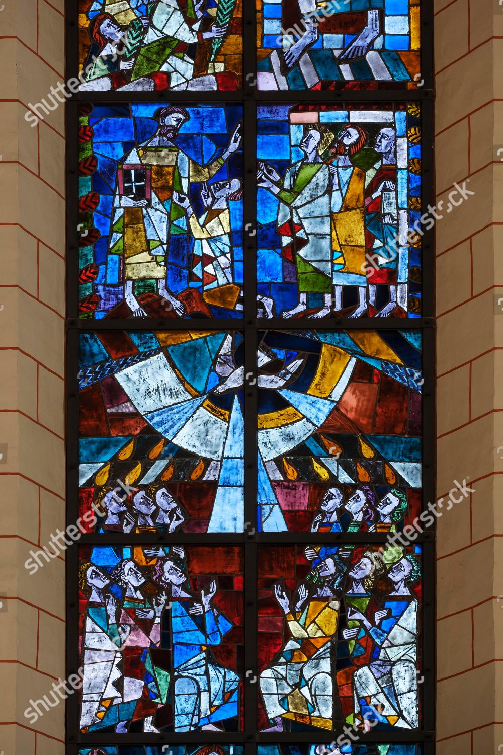 Stained Glass Window By Robert Rabolt Editorial Stock Photo - Stock ...
