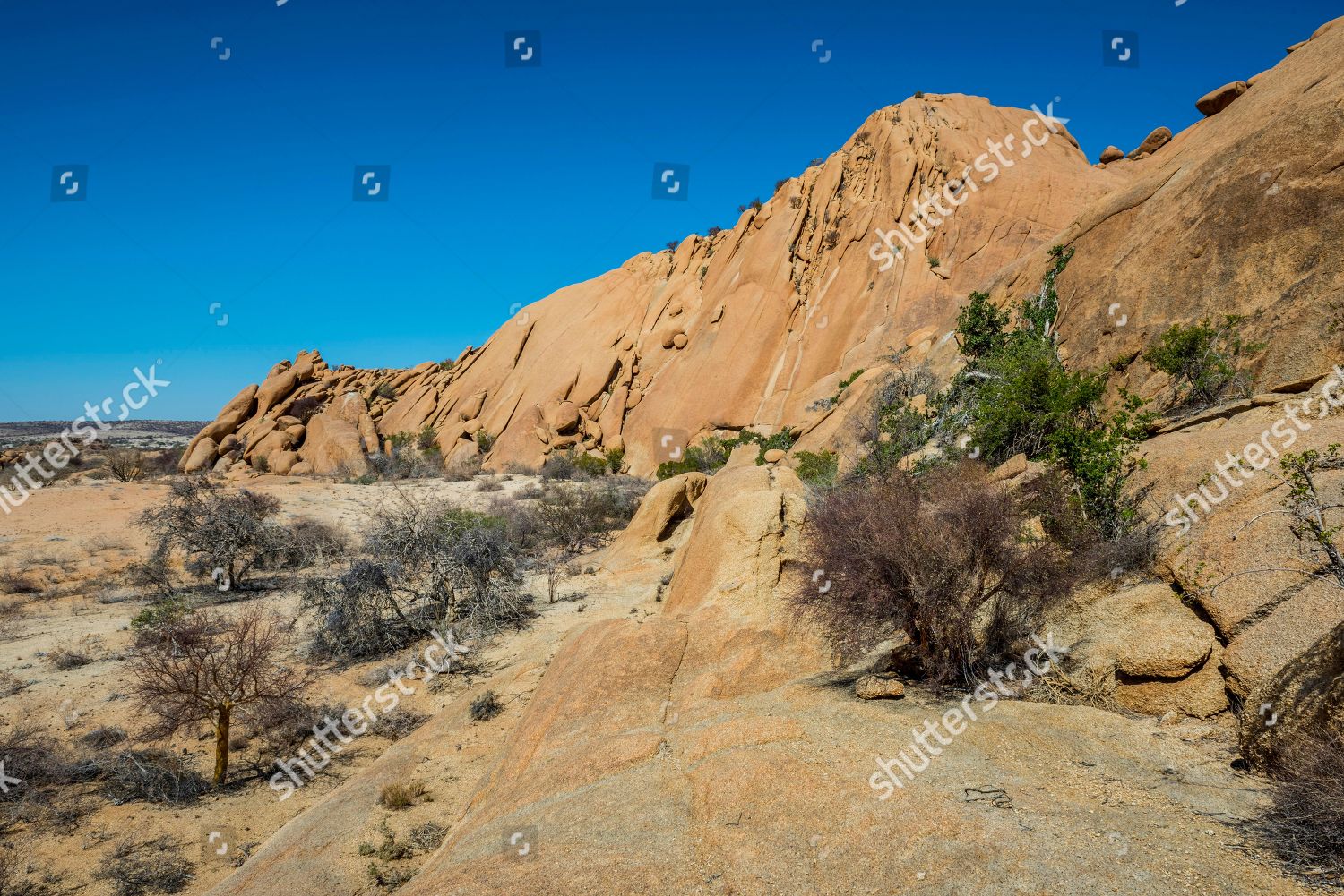 Landscape Near Spitzkoppe Erongo Region Namibia Editorial Stock Photo ...