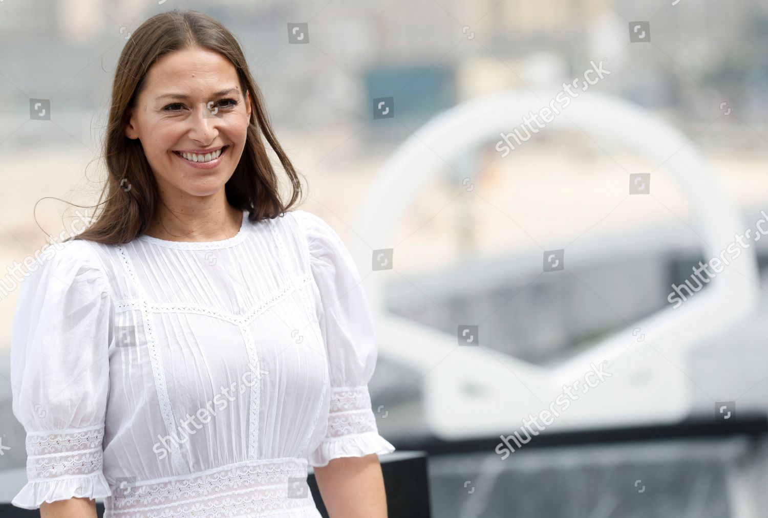 Norwegian Actress Pia Tjelta Poses During Editorial Stock Photo - Stock ...