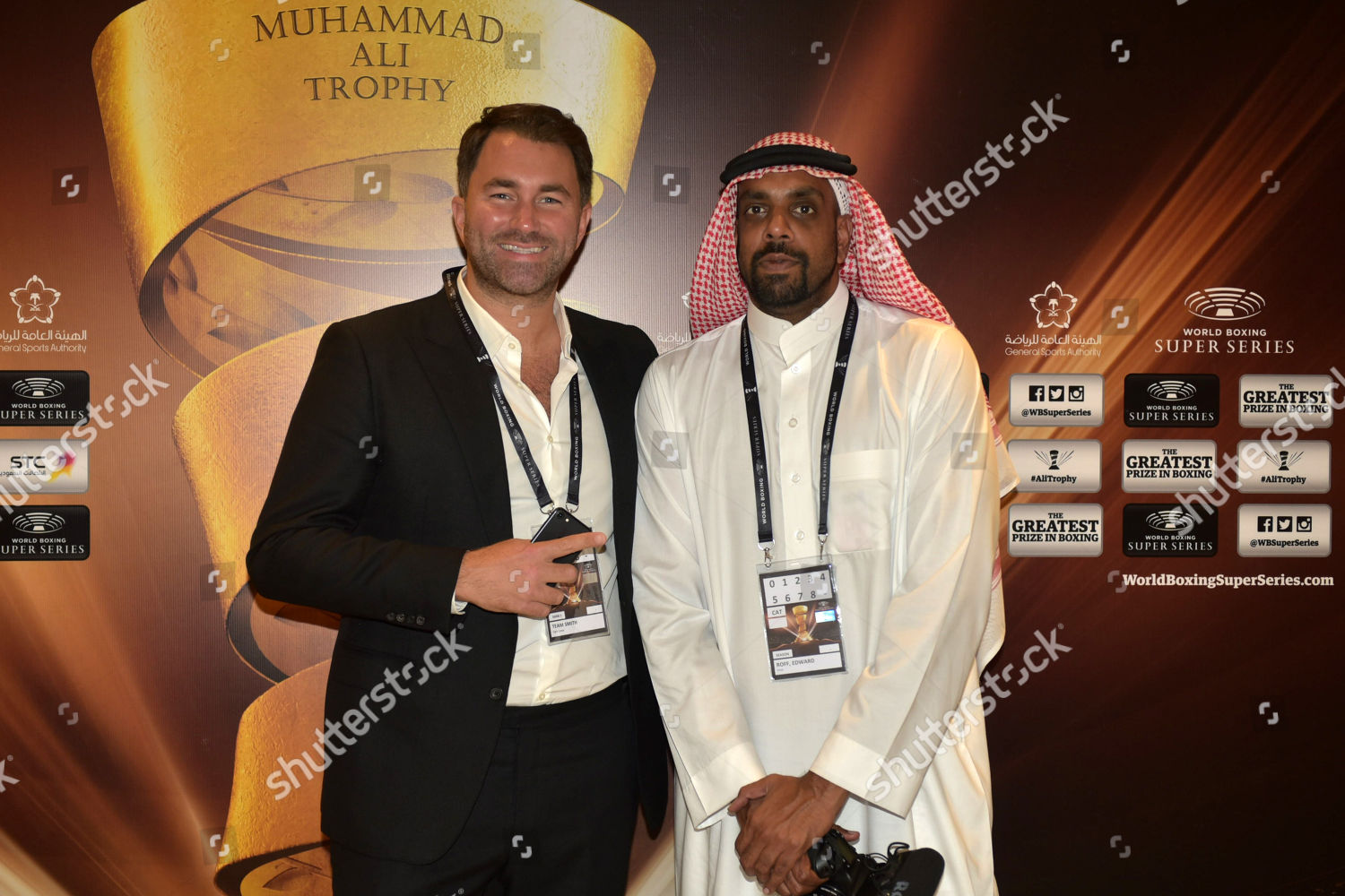 Eddie Hearn Kugan Cassius Ahead Boxing Editorial Stock Photo - Stock ...