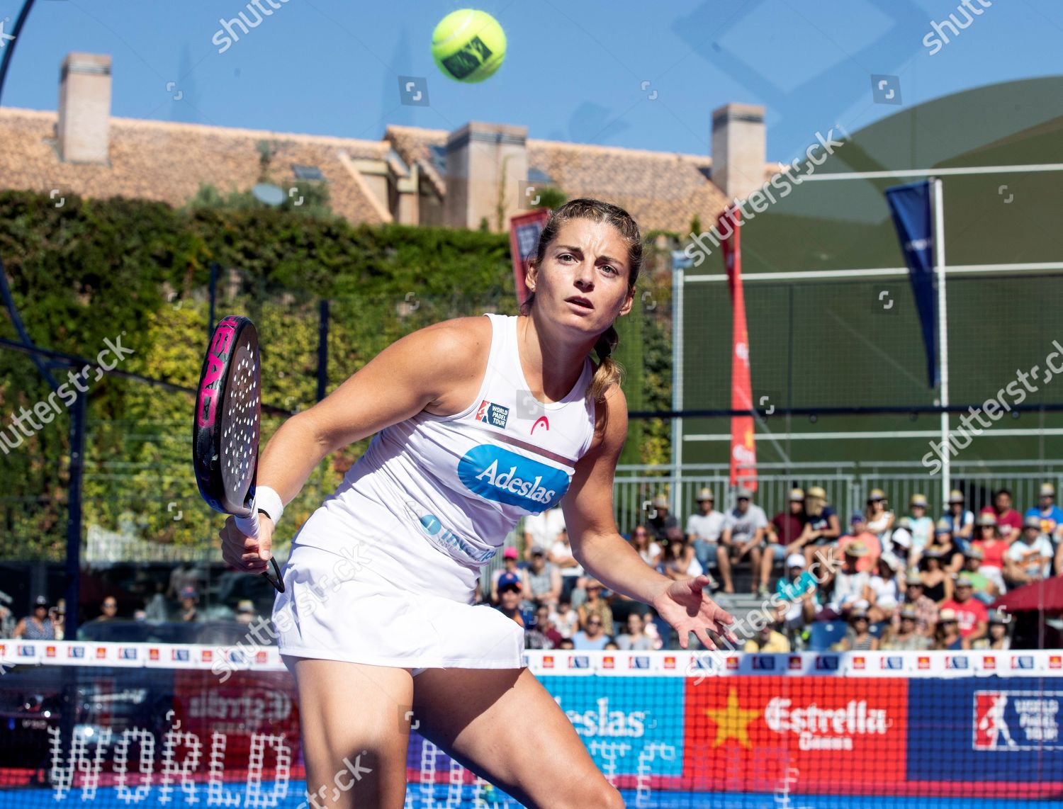 Spanish Padel Player Alejandra Salazar Returns Editorial Stock Photo ...