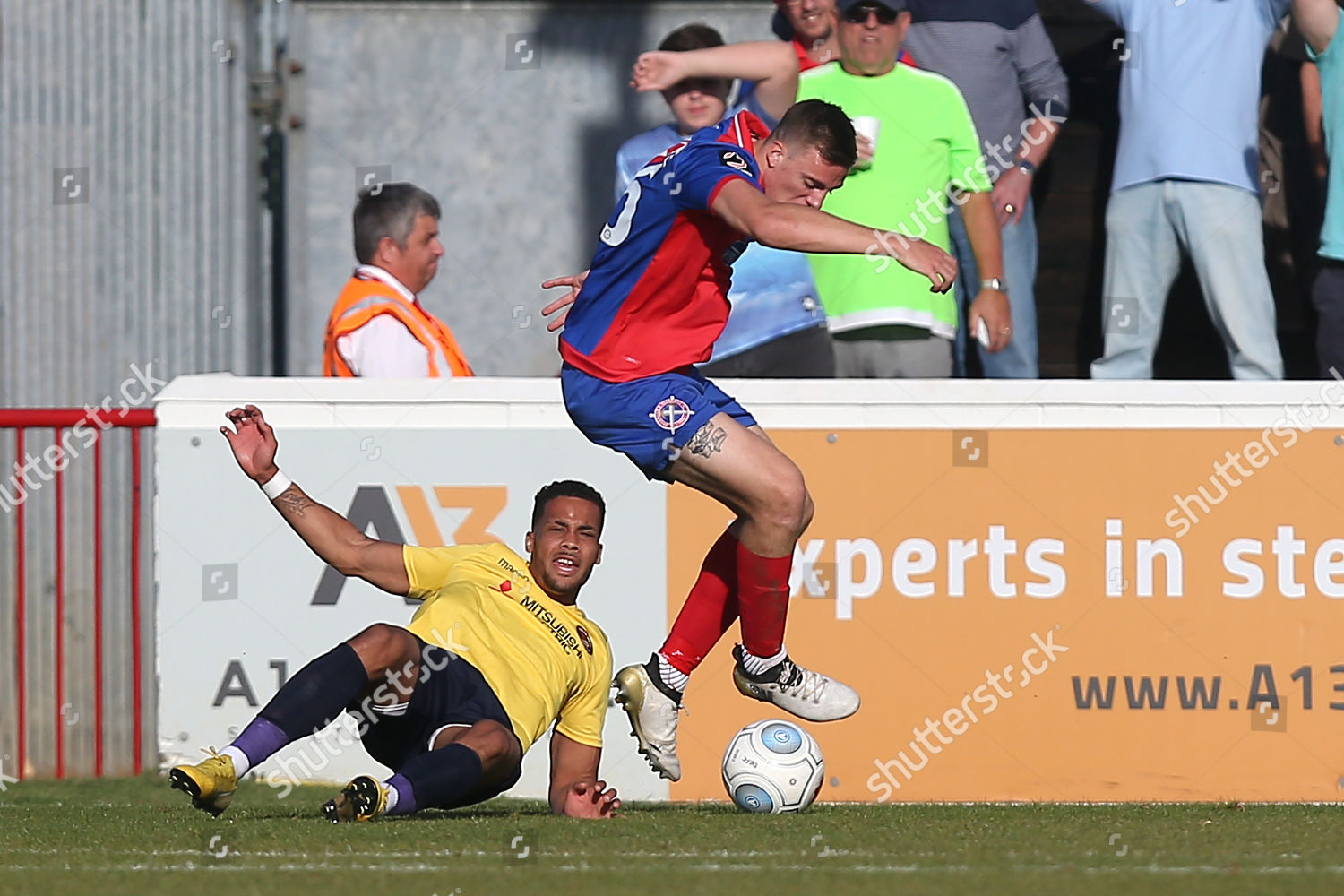 Ben Goodliffe Dagenham Brings Down Ebou Editorial Stock Photo - Stock ...