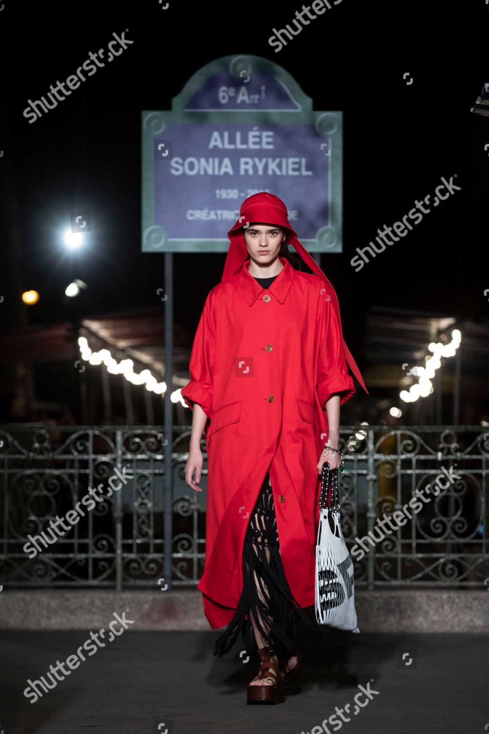 Romanian Model Alexandra Micu Presents Creation Editorial Stock Photo ...