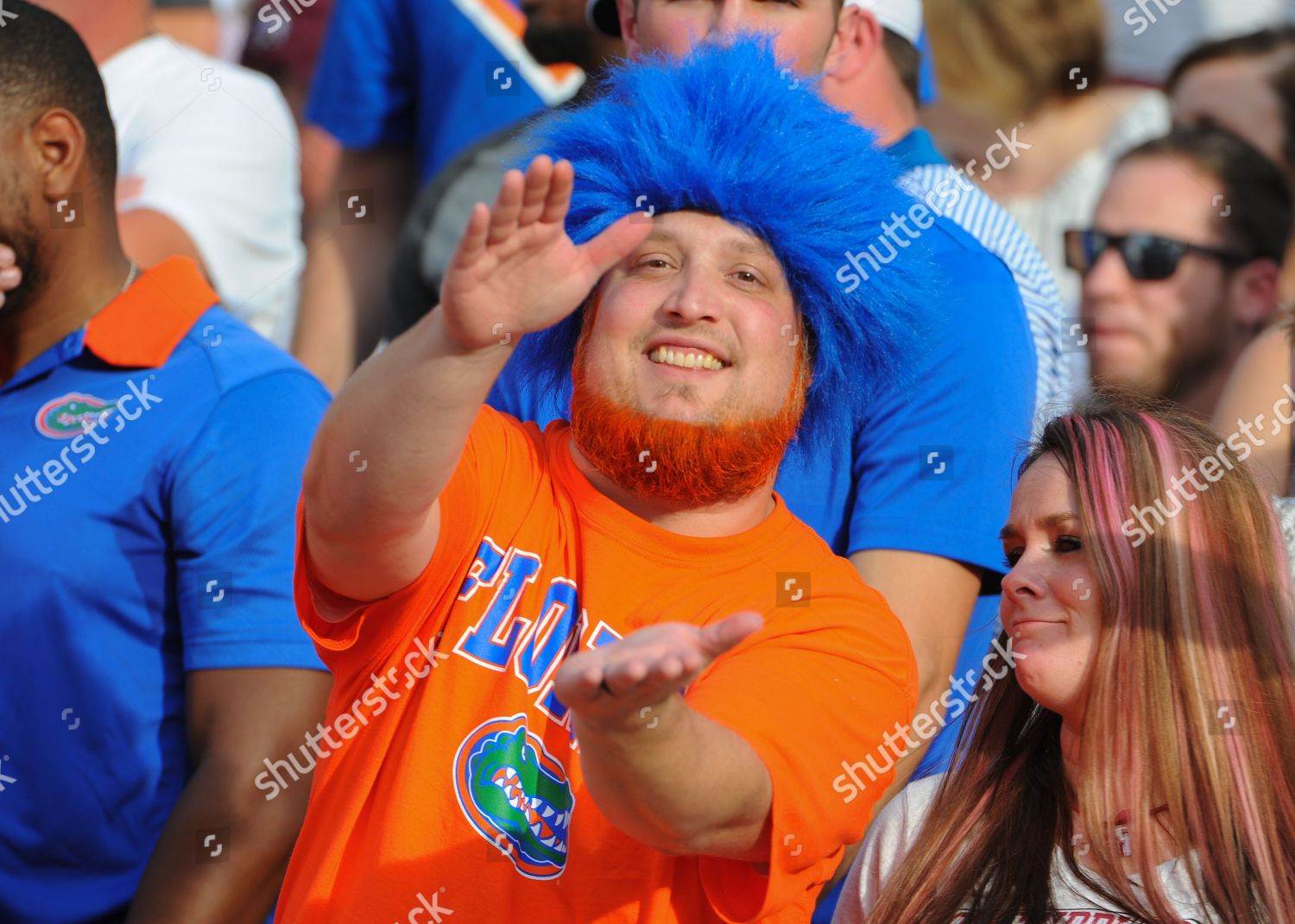 Florida Gator Fan During Ncaa Football Editorial Stock Photo - Stock ...