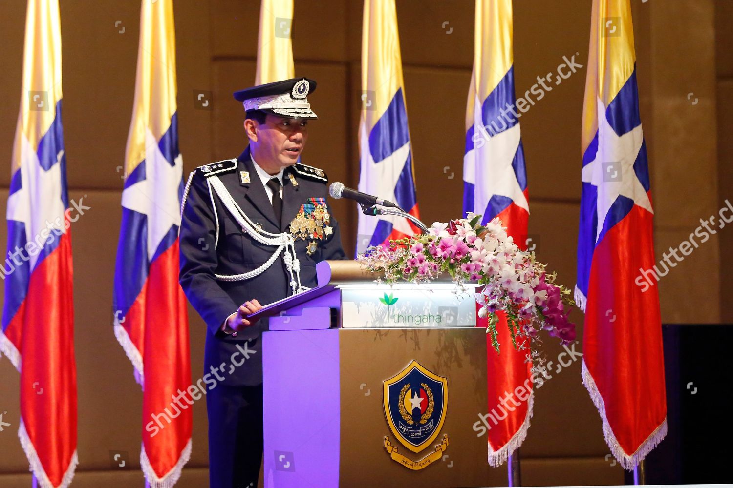 Myanmars Police Lieutenant General Chief Police Editorial Stock Photo - Stock Image | Shutterstock