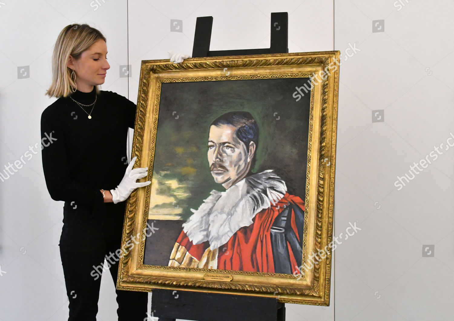 PORTRAIT JOHN BINGHAM 7TH EARL LUCAN Editorial Stock Photo - Stock ...