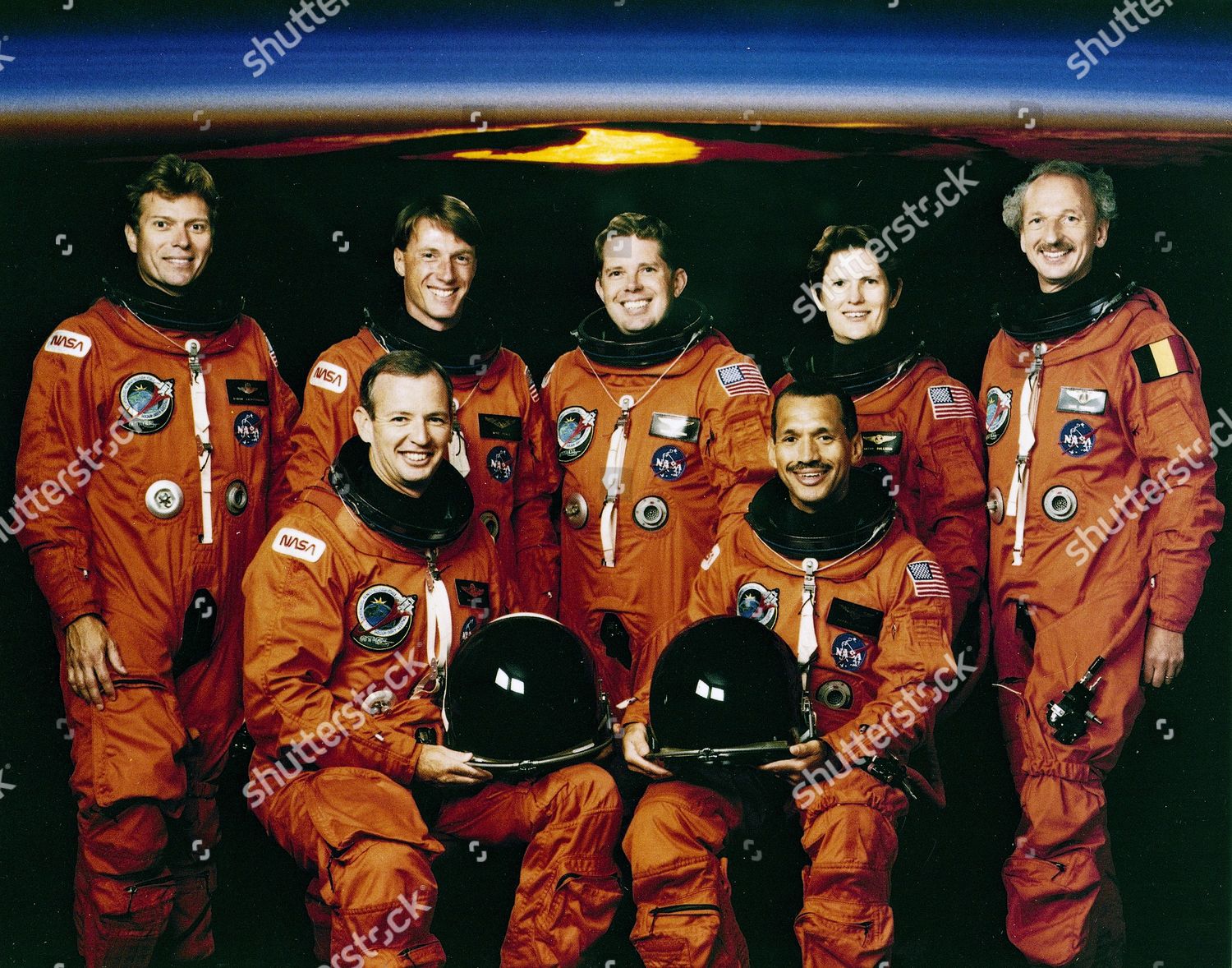 Official Crew Portrait Includes Brian Duffy Editorial Stock Photo ...