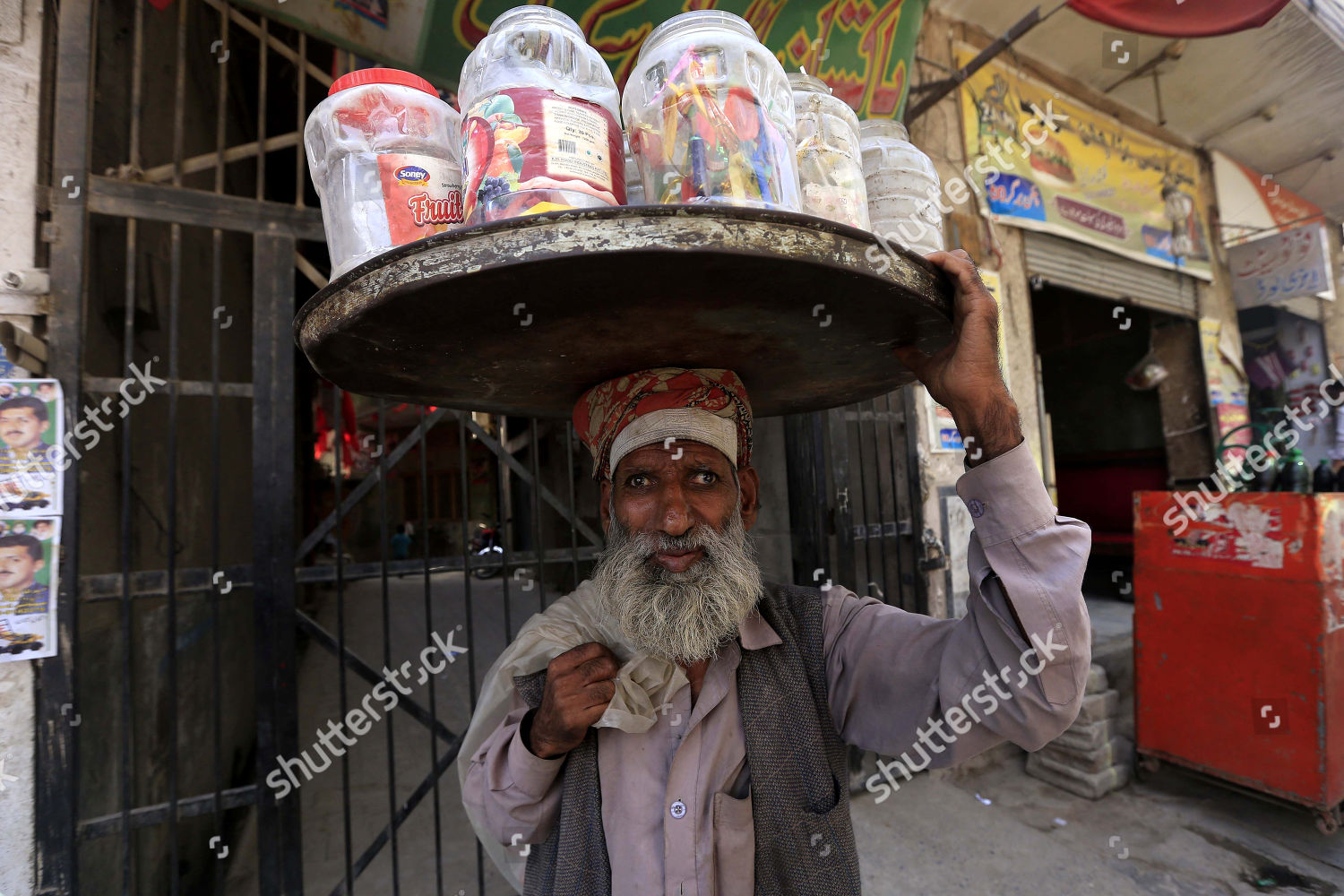 Old Man Sells Candies On Roadside Editorial Stock Photo - Stock Image ...
