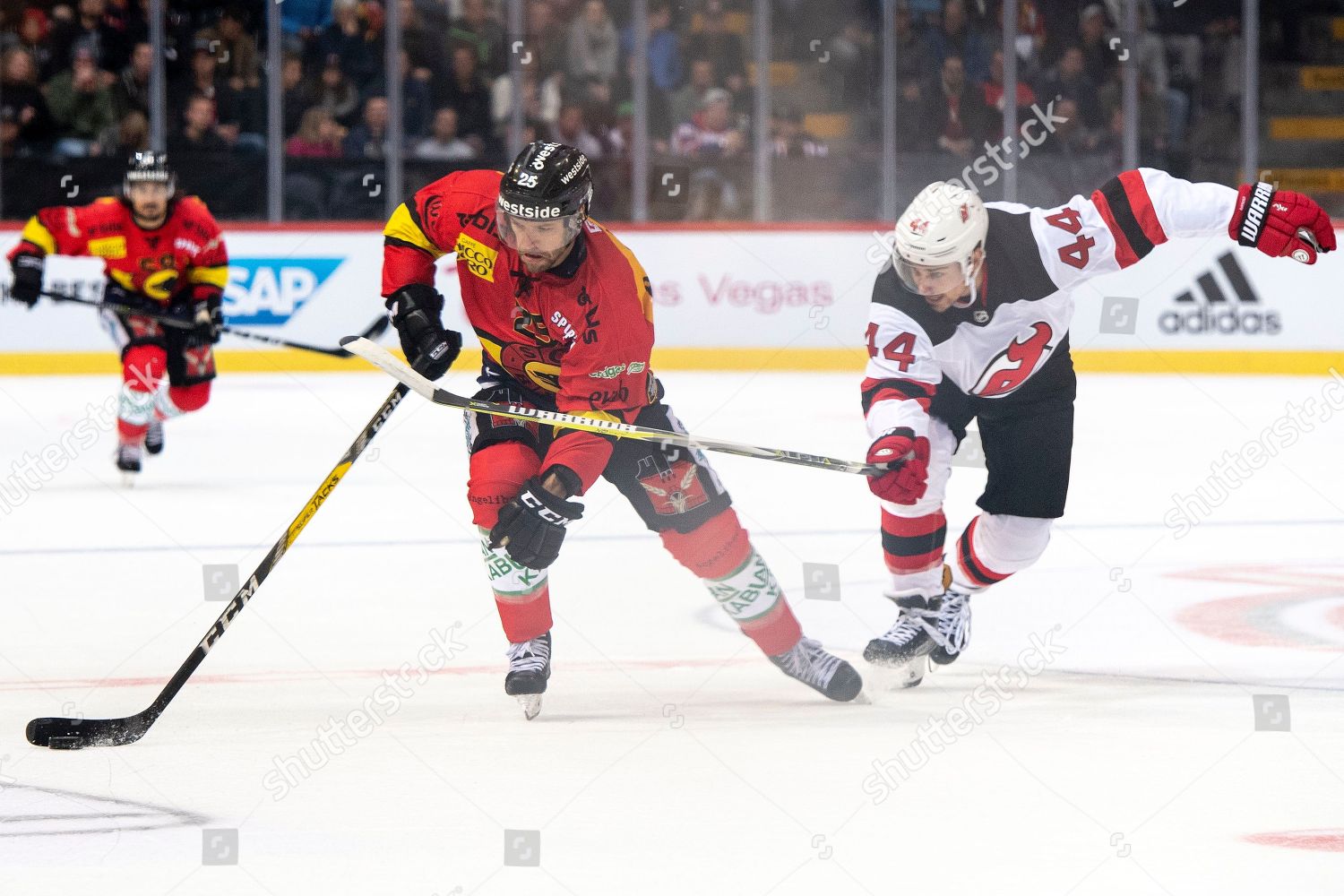 Berns Andrew Ebbett L Fights Puck Editorial Stock Photo - Stock Image ...