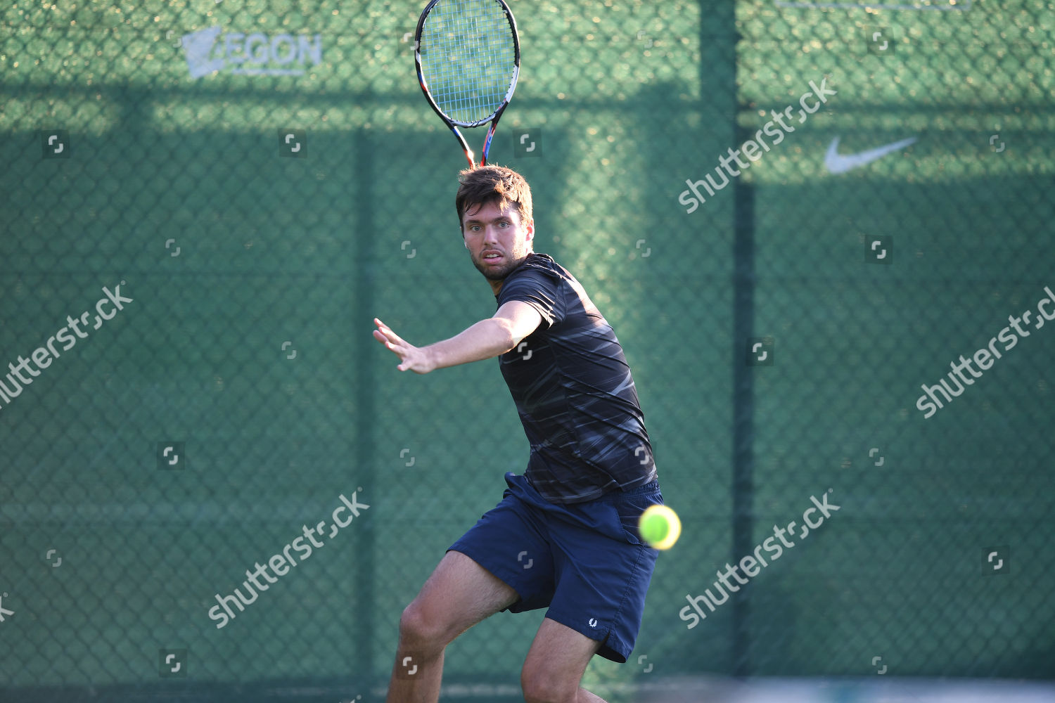 Gb Tennis Player Oliver Golding Playing Editorial Stock Photo - Stock ...