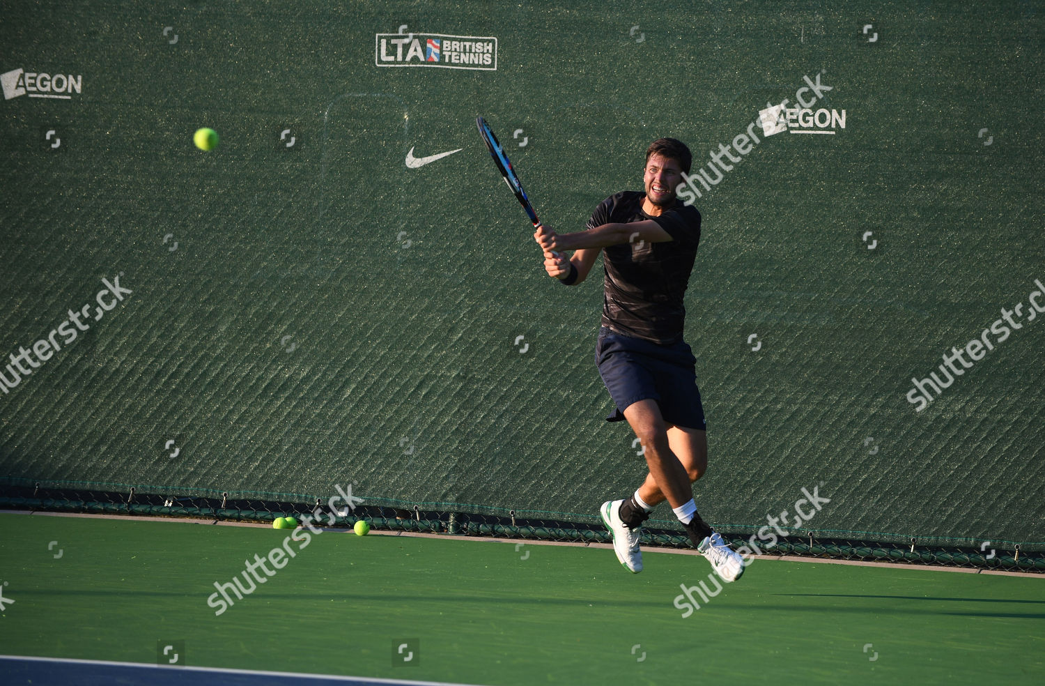 Gb Tennis Player Oliver Golding Playing Editorial Stock Photo - Stock ...