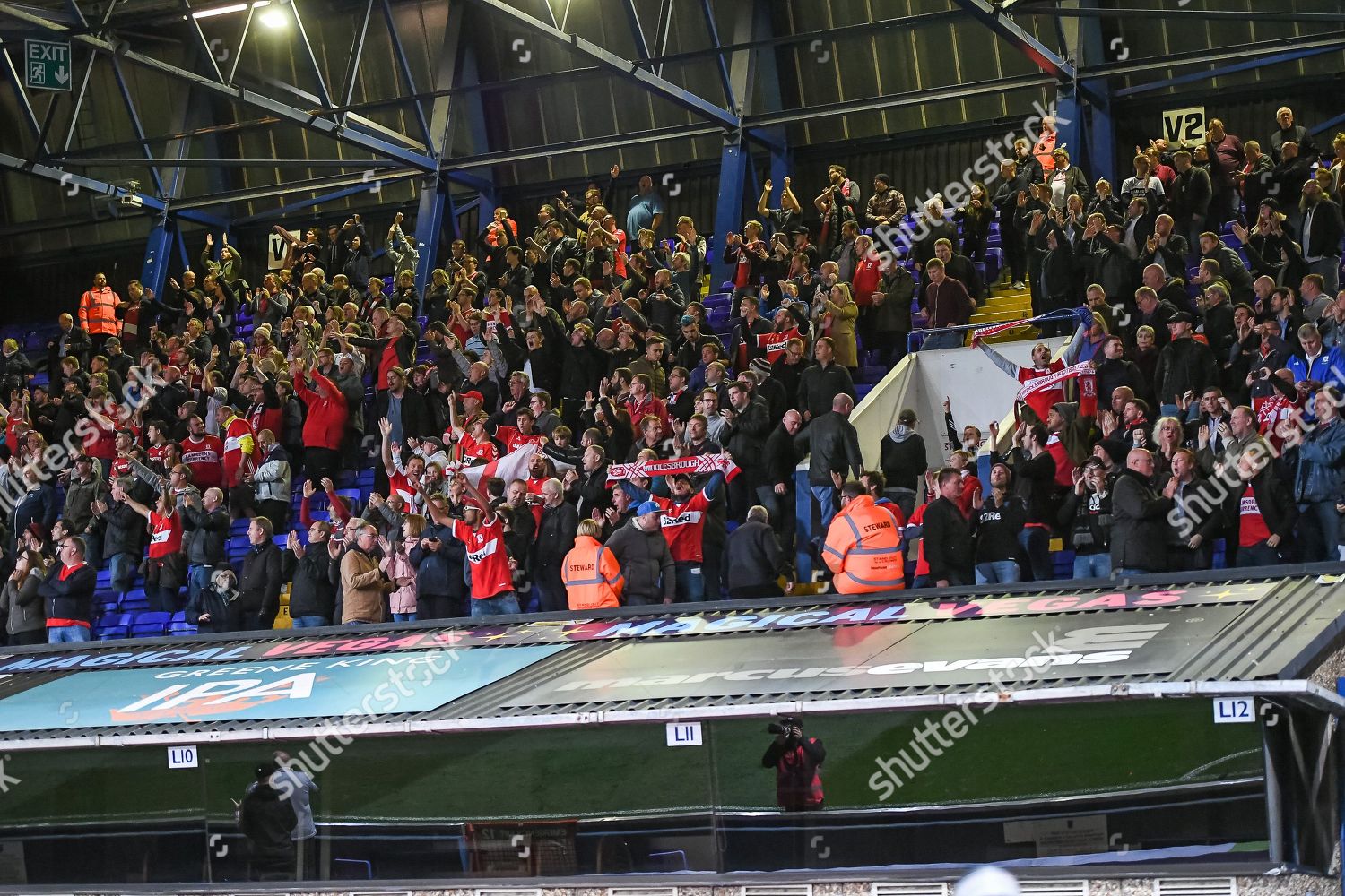 Middlesbrough Fans Celebrate Winning 20 During Editorial Stock Photo ...
