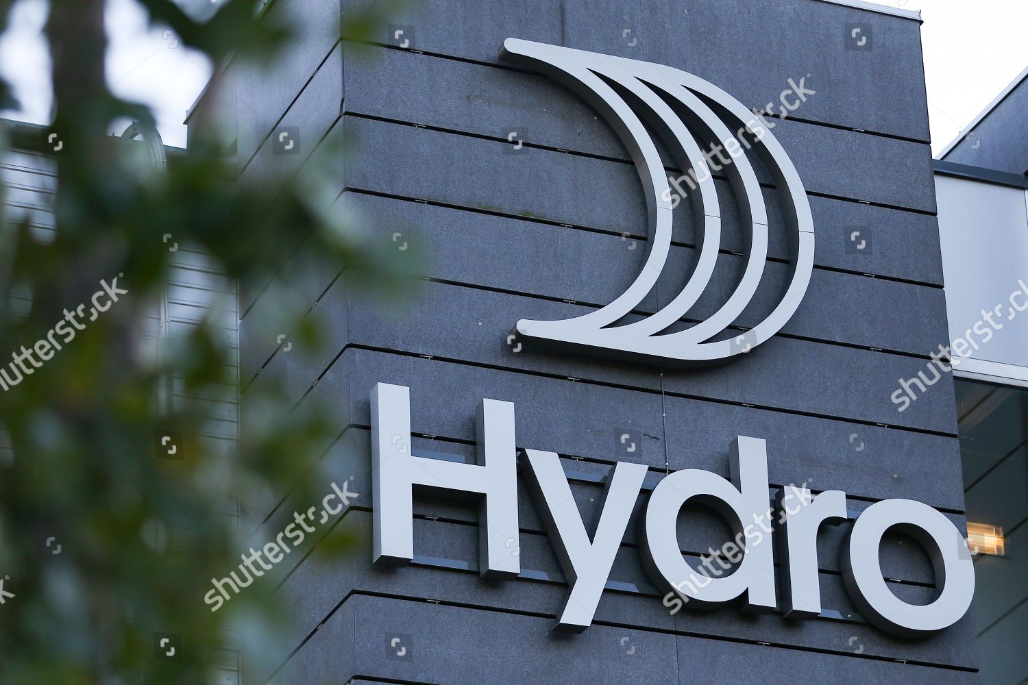 NORSK HYDRO'S NEW LOGO HYDRO SEEN Editorial Stock Photo - Stock Image ...
