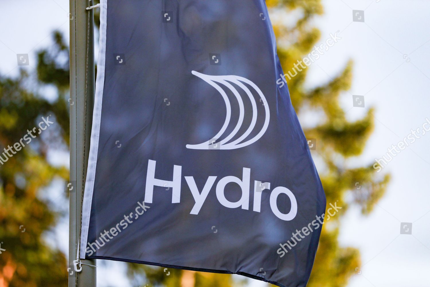 Norsk Hydros New Logo Hydro Seen Editorial Stock Photo - Stock Image ...