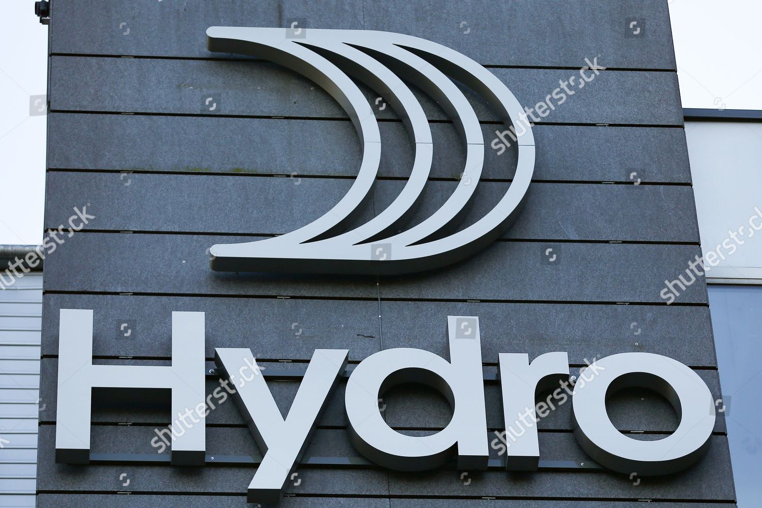 Norsk Hydros New Logo Hydro Seen Editorial Stock Photo - Stock Image ...