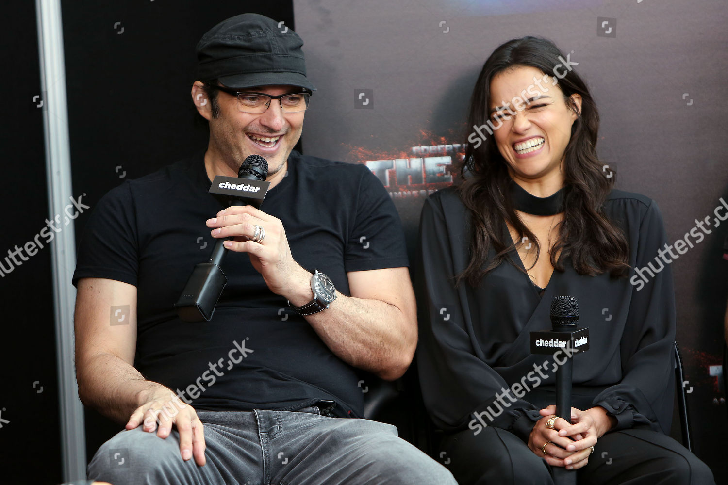 Robert Rodriguez Michelle Rodriguez Racer Max Editorial Stock Photo ...