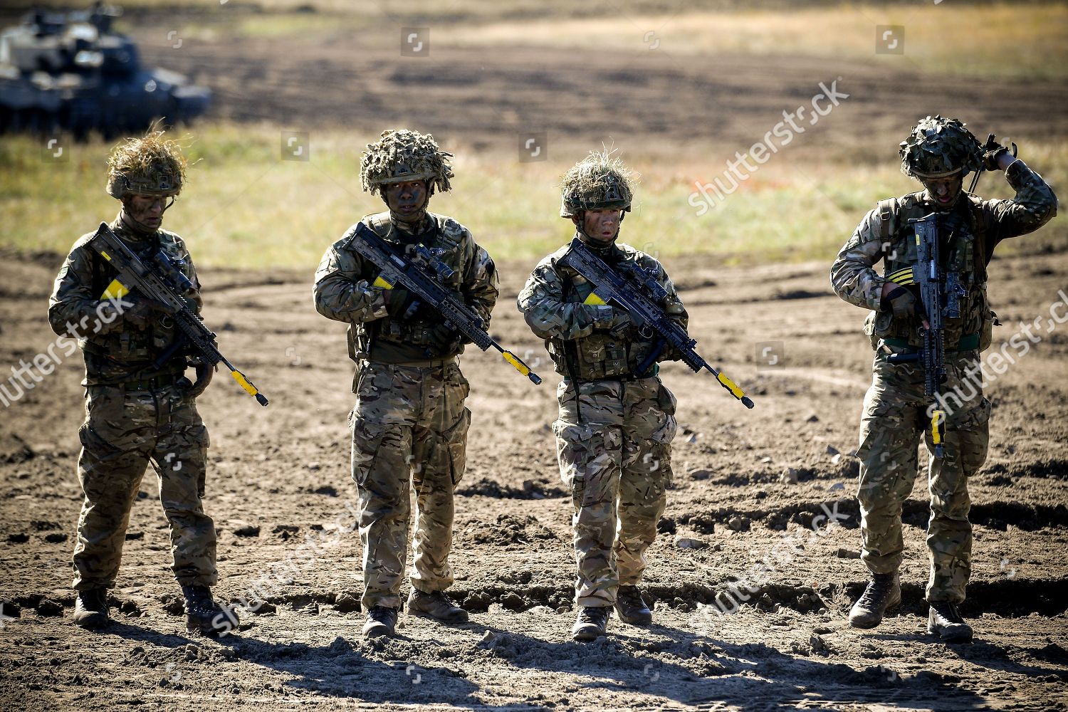 Pioneers 21st Armoured Brigade Stand Line Editorial Stock Photo - Stock ...