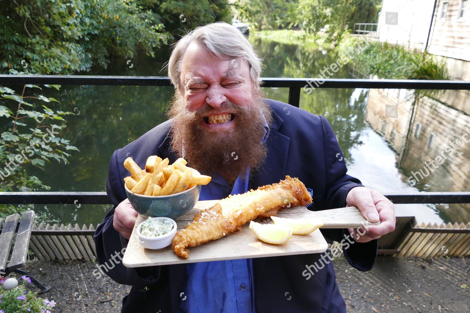 Brian Blessed Fish Chips New Bar Editorial Stock Photo - Stock Image ...