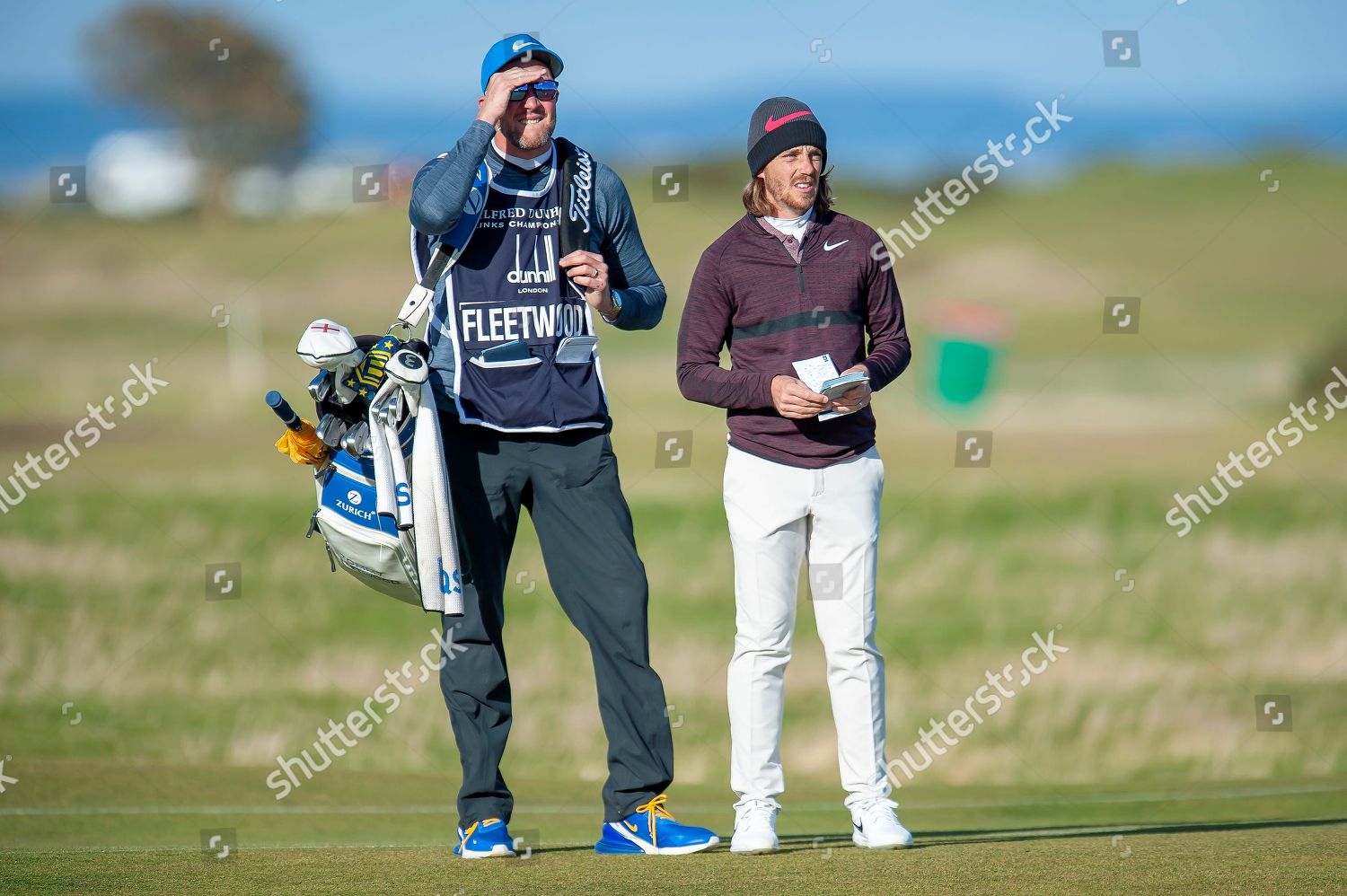Tommy Fleetwood Caddie During Alfred Dunhill Editorial Stock Photo ...