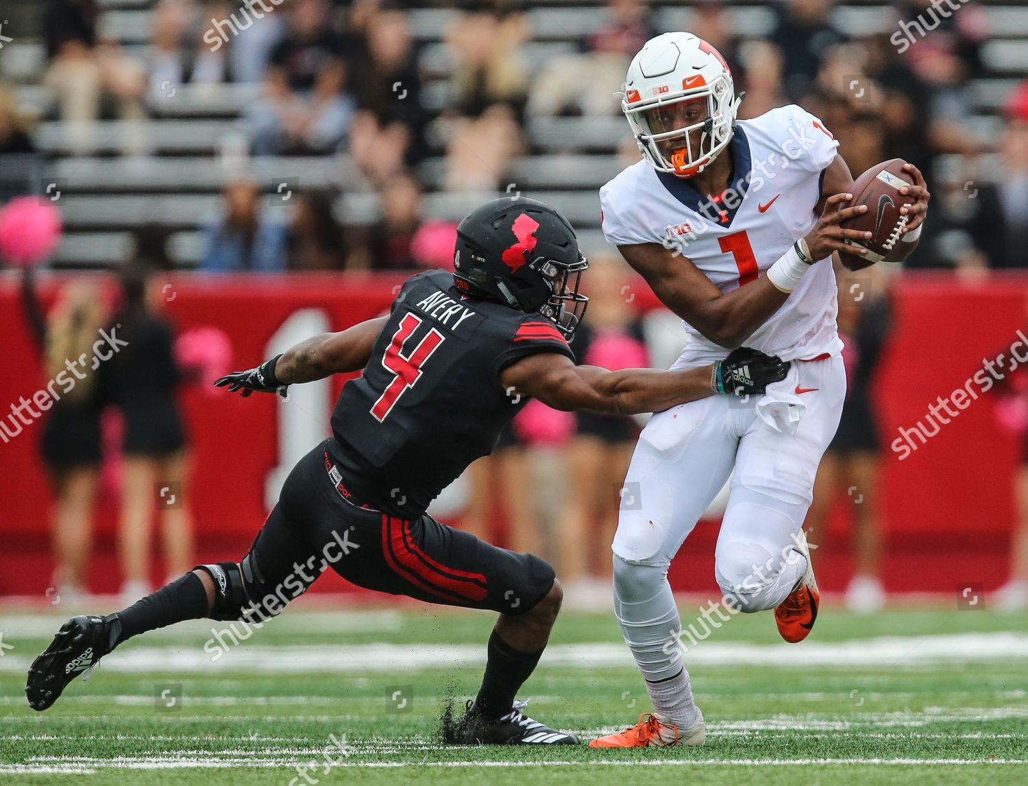 Illinois Fighting Illini Quarterback Aj Bush Editorial Stock Photo ...