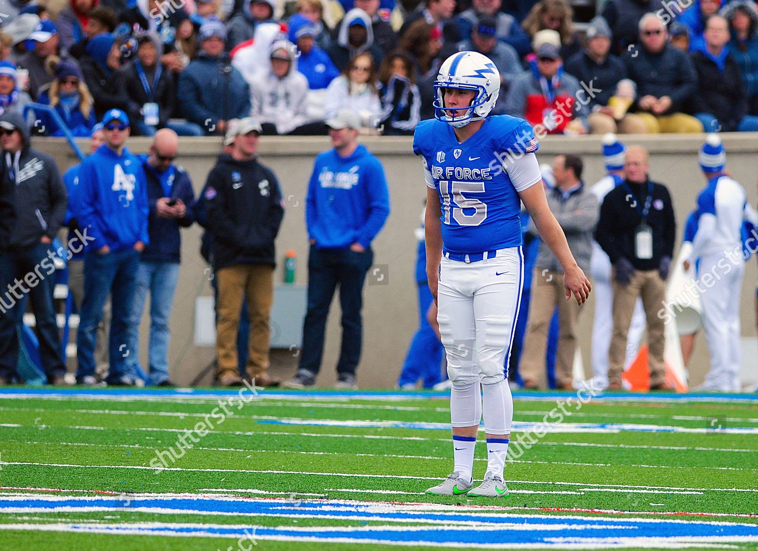 Air Force Kicker Charlie Scott 15 Editorial Stock Photo - Stock Image ...