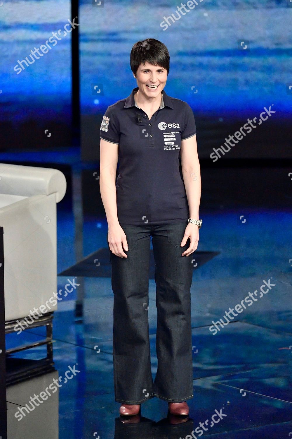 Italian Astronaut Samantha Cristoforetti Editorial Stock Photo - Stock ...