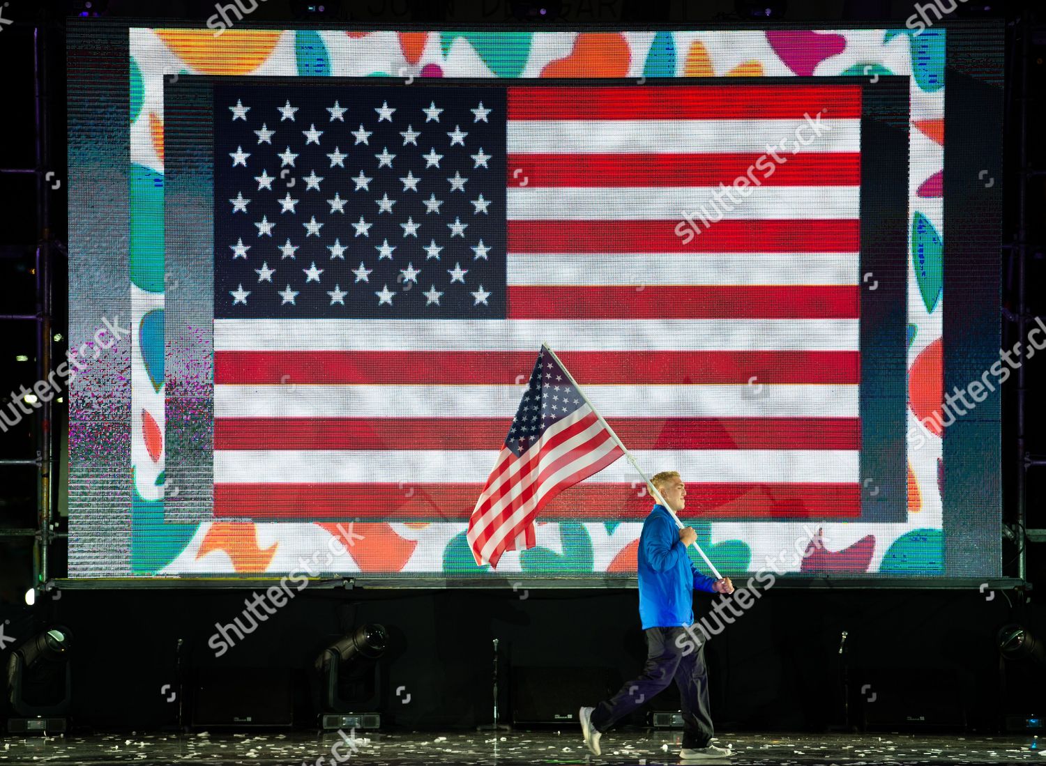 Alex Cleary Rugby Carries National Flag Editorial Stock Photo - Stock ...