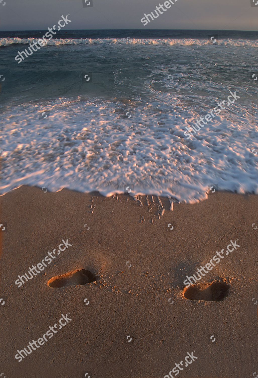 Footprints Sand Barra Beach Rio De Editorial Stock Photo - Stock Image ...