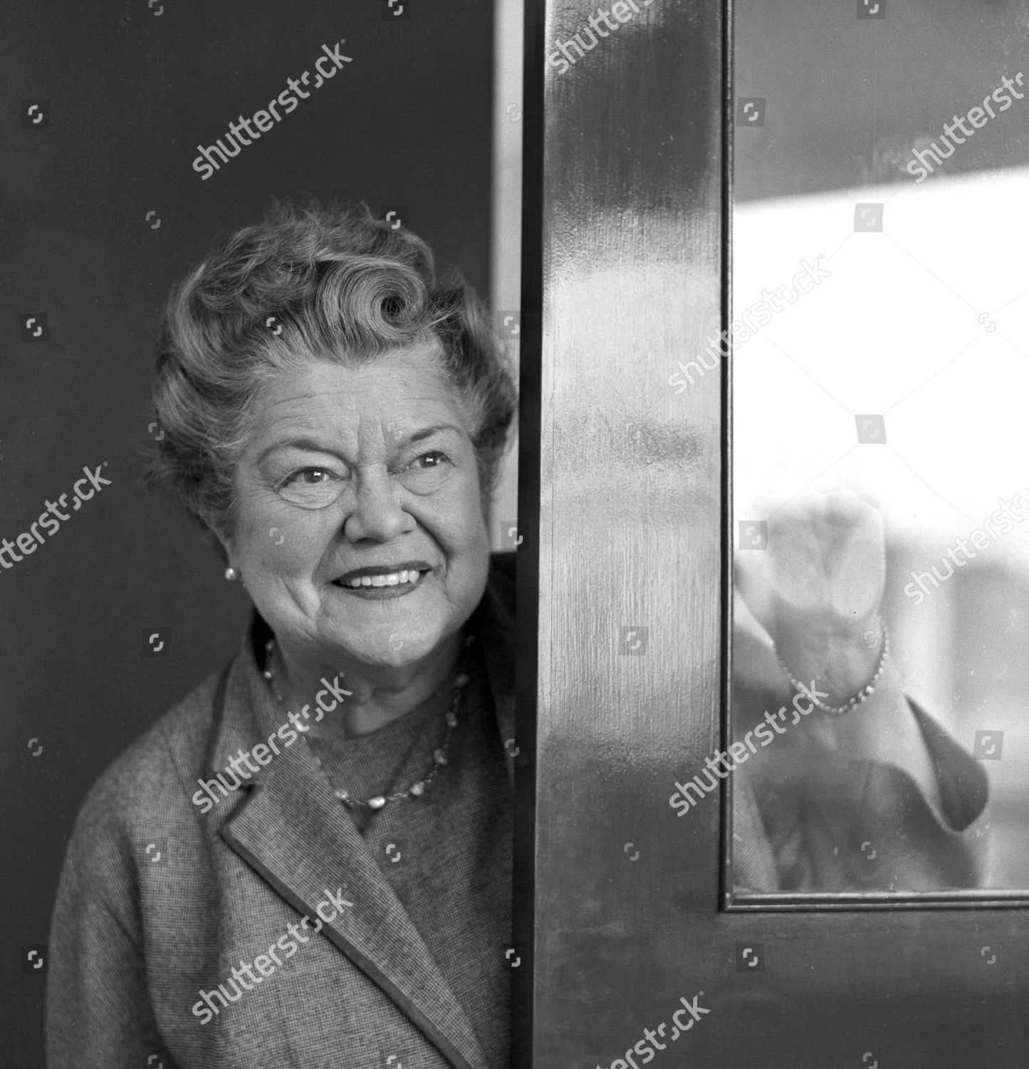 Violet Carson Who Plays Ena Sharples Editorial Stock Photo - Stock ...